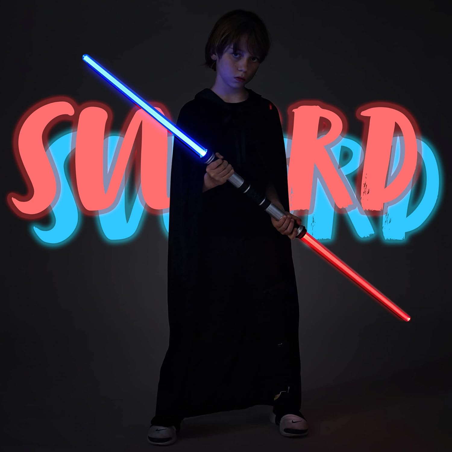 JOYIN 2-in-1 Light Up (6 Colors), Light Swords Set, LED Dual Swords ...