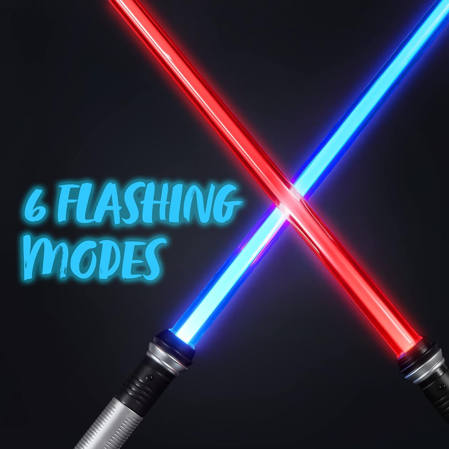 JOYIN 2-in-1 Light Up (6 Colors), Light Swords Set, LED Dual Swords ...