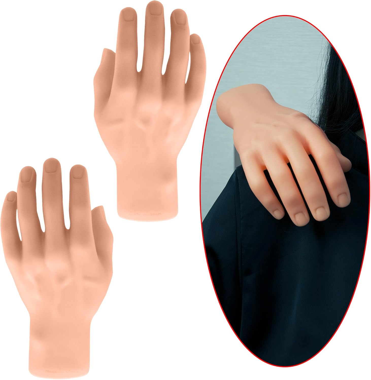 JOYIN 2 Spooky Halloween Decoration Realistic Hands Props Stage Hands ...