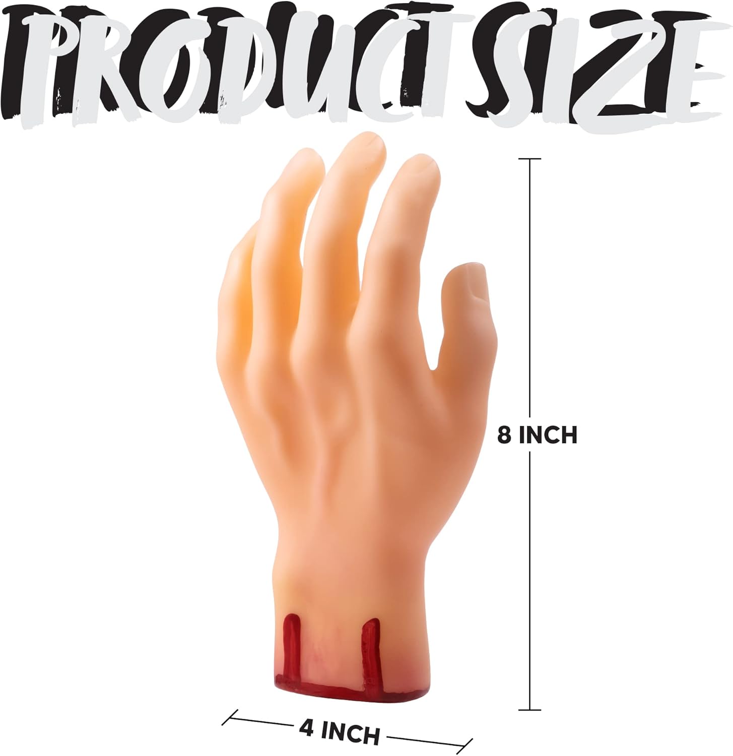 JOYIN Halloween Prop Stage Hand Blood Fake Hand for Photo Booth, Trick ...