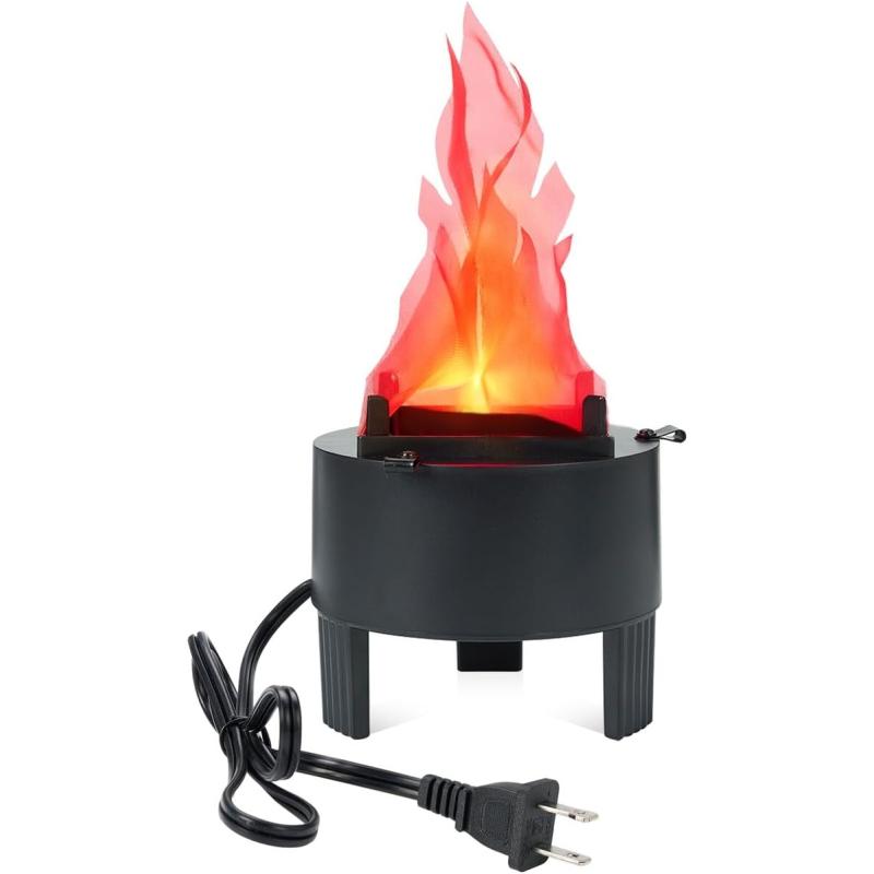 JOYIN Fake Fire Flames Lamp Artificial Campfire Halloween Decorations ...