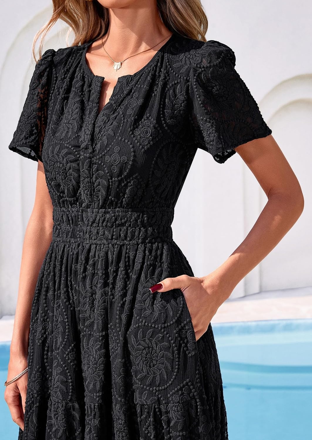 PRETTYGARDEN Womens Maxi Dress 2026 Floral Summer Spring Embroidered ...