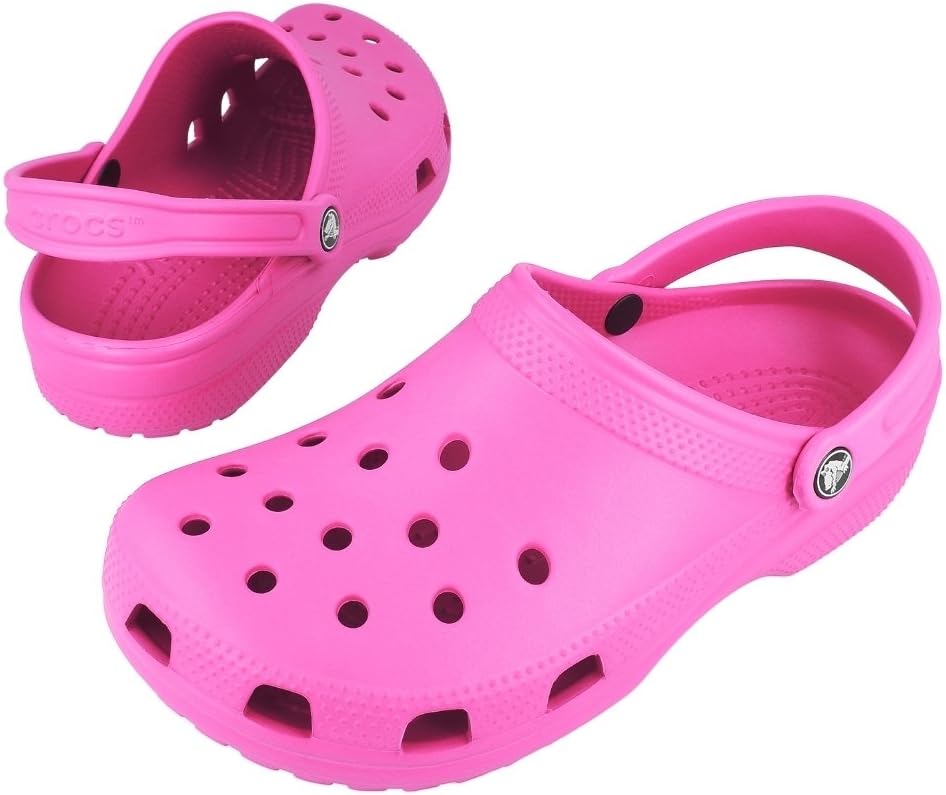 Crocs Unisex-Child Kids’ Classic Clogs(Fuchsia) - Zappos Deals