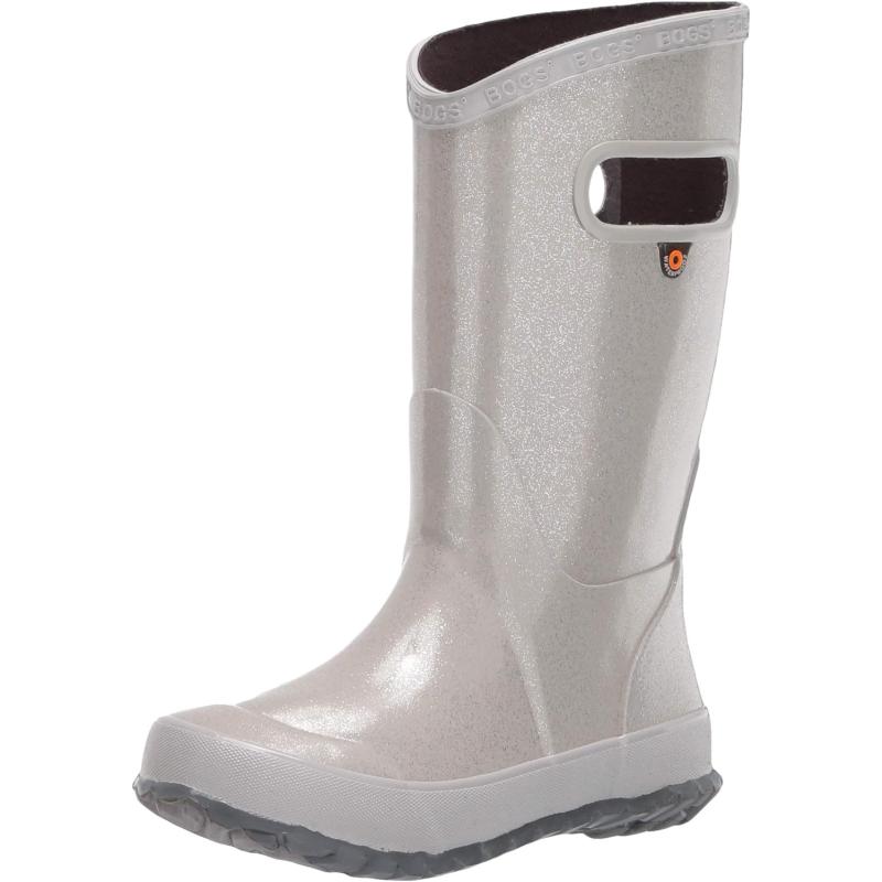 BOGS Kids Glitter Rain Boots(Glitter – Silver) - Zappos Deals