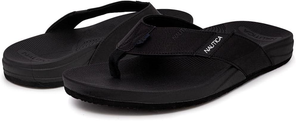 Nautica Men’s Flip Flop Shower Sandals Slides – Comfortable Waterproof ...