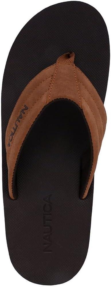 Nautica Men’s Flip Flop Shower Sandals Slides – Comfortable Waterproof ...