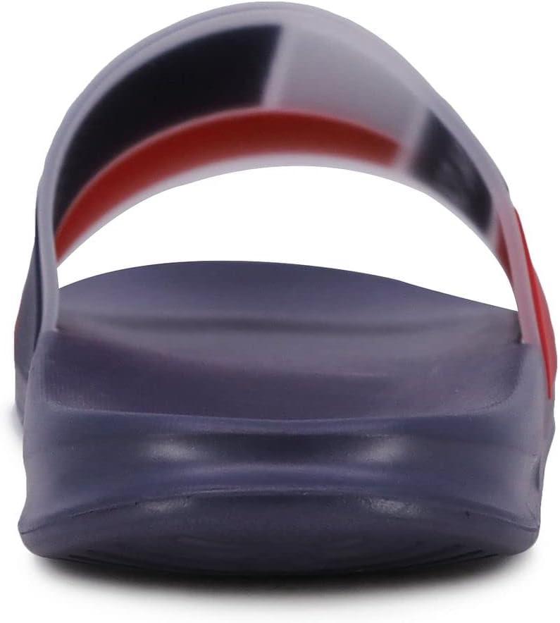 Nautica Men’s Slip-On Slide Sandals(Bower Clear-red White Blue ...