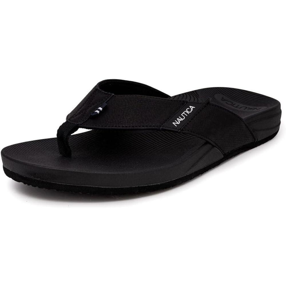 Nautica Men’s Flip Flop Shower Sandals Slides – Comfortable Waterproof ...
