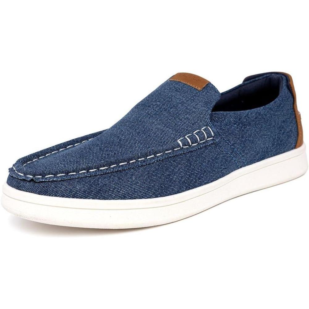Nautica Men’s Slip-On Loafers Casual Moc Toe Sneakers Boat Shoes ...