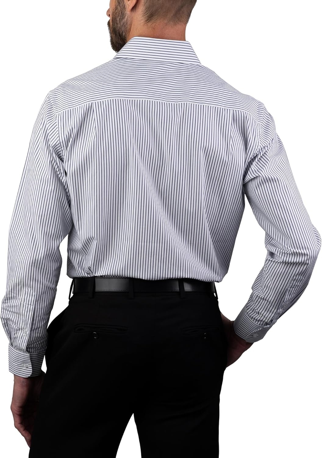 NAUTICA Slim Fit 100% Cotton Mens Dress Shirts Long Sleeve Wrinkle ...